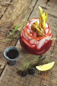 RED WINE CAESARS - JustineCelina