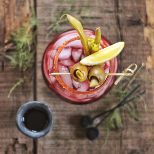 RED WINE CAESARS - JustineCelina